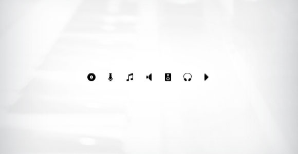 Music PSD Icon Set - Freebiesbug