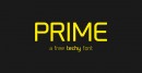 Prime free font - Freebiesbug