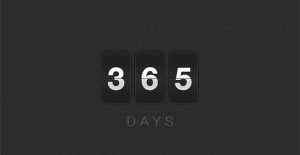 Flip days countdown PSD - Freebiesbug