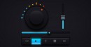 Dark music interface free PSD - Freebiesbug