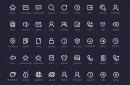 Simple icons PSD by Onlyoly - Freebiesbug