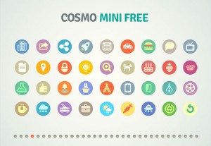 Cosmo - 1200+ mini free icons - Freebiesbug
