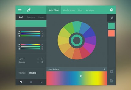 Color Picker UI - Freebiesbug