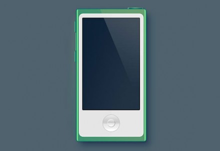 iPod Nano mockup - Freebiesbug