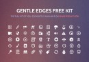 Gentle Edges icon set from PixelKit - Freebiesbug