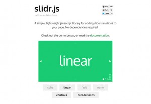 Slidr.js - JS library for creating slides - Freebiesbug