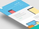 Perth - Flat website template - Freebiesbug