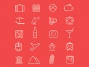 20 mixed icons - PSD + AI - Freebiesbug