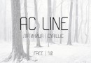 AC Line free font - Freebiesbug
