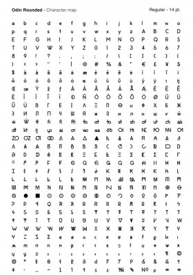 Odin Rounded free font - Freebiesbug