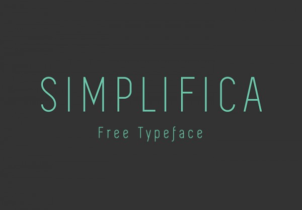 SIMPLIFICA free font - Freebiesbug