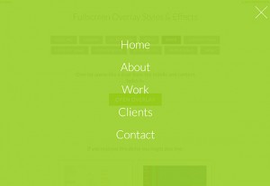Fullscreen overlay menu with CSS - Freebiesbug
