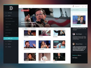 Comedy Central concept PSD - Freebiesbug