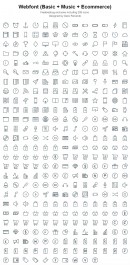 Linea - Line icon set (PSD + AI + Webfont) - Freebiesbug