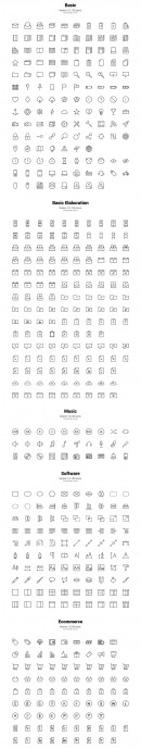 Linea - Full icon set (AI) - Freebiesbug