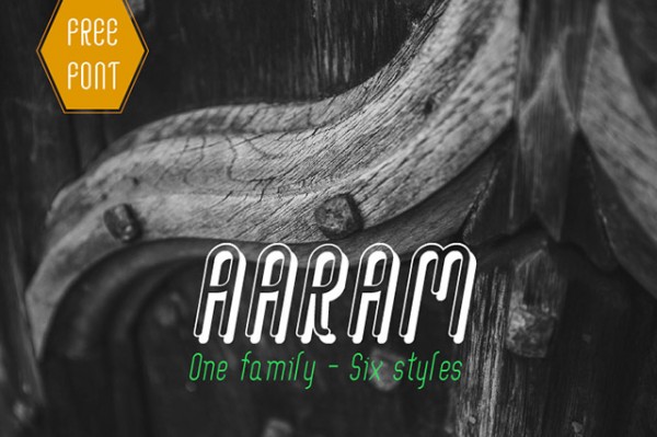 Aaram free font - Freebiesbug