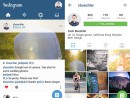 Instagram UI material design PSD - Freebiesbug