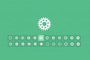 Tumblr-style cog loaders CSS - Freebiesbug
