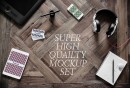 5 high-quality photographic mockups - Freebiesbug