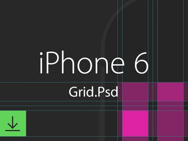 iPhone 6 grid template - Freebiesbug