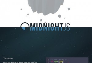 Midnight.js - jQuery plugin to switch headers - Freebiesbug