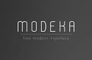 Modeka free font - Freebiesbug