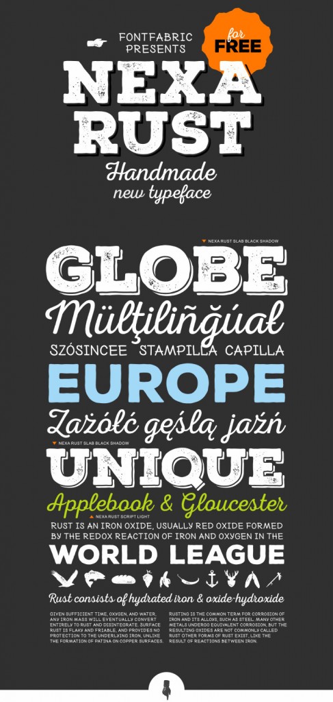 Nexa Rust free font - Freebiesbug
