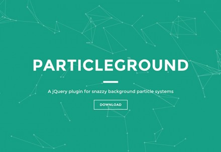 Particleground - Particle backgrounds with jQuery - Freebiesbug