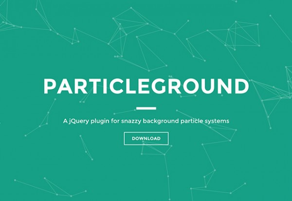 Particleground - Particle backgrounds with jQuery - Freebiesbug