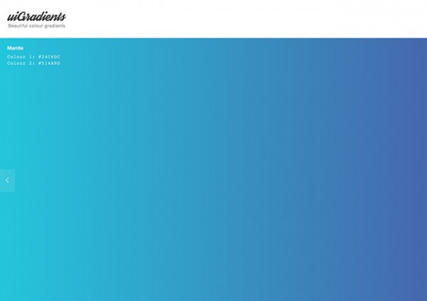 uiGradients - Color gradients tool - Freebiesbug