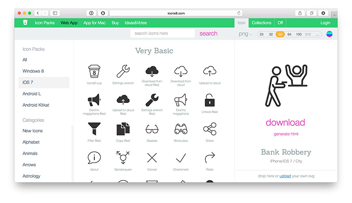100+ free PSD icons for iOS [+ bonus] by Icons8 - Freebiesbug