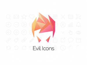Evil Icons - 56 SVG icons - Freebiesbug
