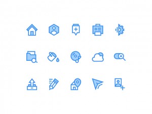 15 icons for web - PSD + AI + EPS - Freebiesbug