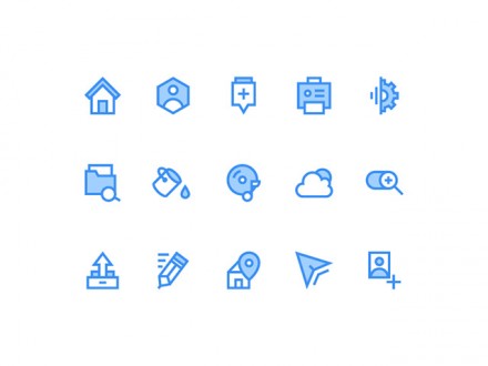15 icons for web - PSD + AI + EPS - Freebiesbug