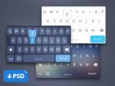 iOS8 keyboard concepts - Freebiesbug