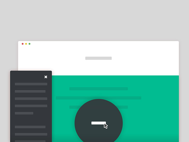 Morphing modal window - Freebiesbug