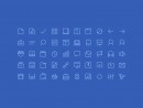 50 PSD line icons - Freebiesbug