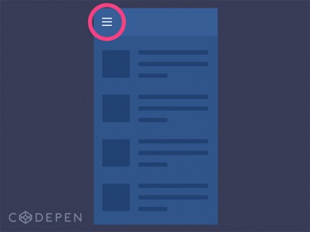 Mobile menu animations - Freebiesbug