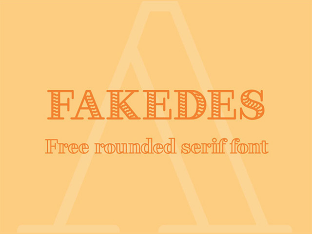 Fakedess free font - Freebiesbug