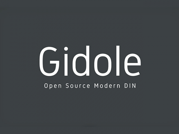 Gidole free font - Freebiesbug