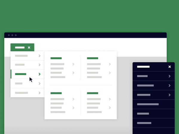 CSS mega dropdown menu - Freebiesbug