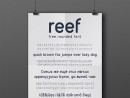 REEF - Free rounded font - Freebiesbug