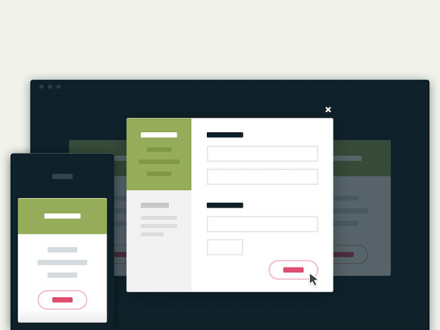 Animated sign up tables - Freebiesbug