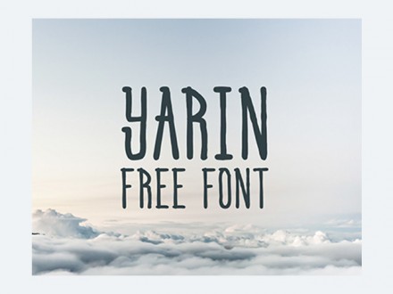 Yarin free font - Freebiesbug