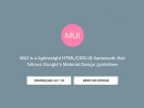 MUI - Material Design framework - Freebiesbug