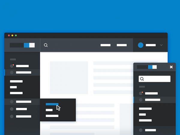 Responsive sidebar navigation - HTML - Freebiesbug