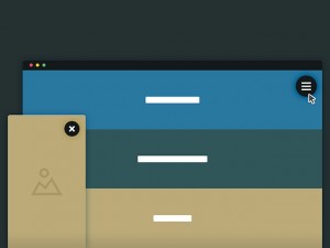 Cards navigation template - Freebiesbug