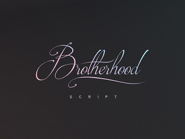 Brotherhood Script: A free handwritten font - Freebiesbug