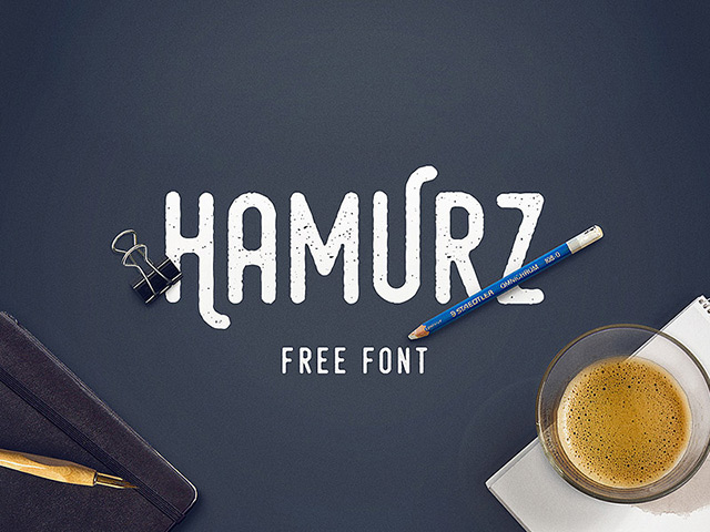 Hamurz: A creative free font - Freebiesbug