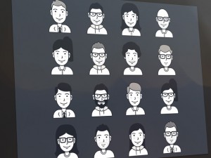 16 Free vector user avatar icons - Freebiesbug